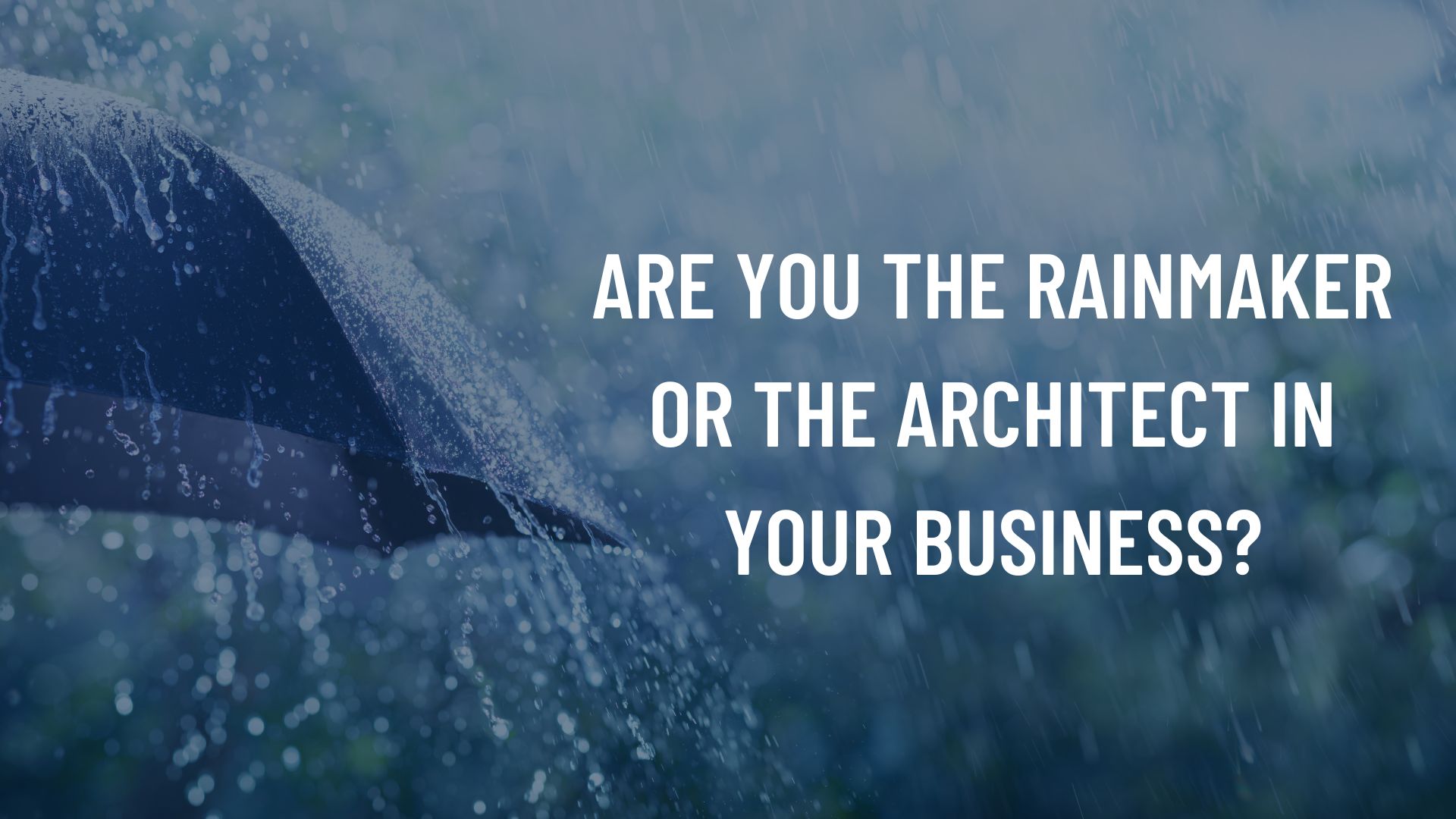 The Rainmaker's Dilemma Assessment