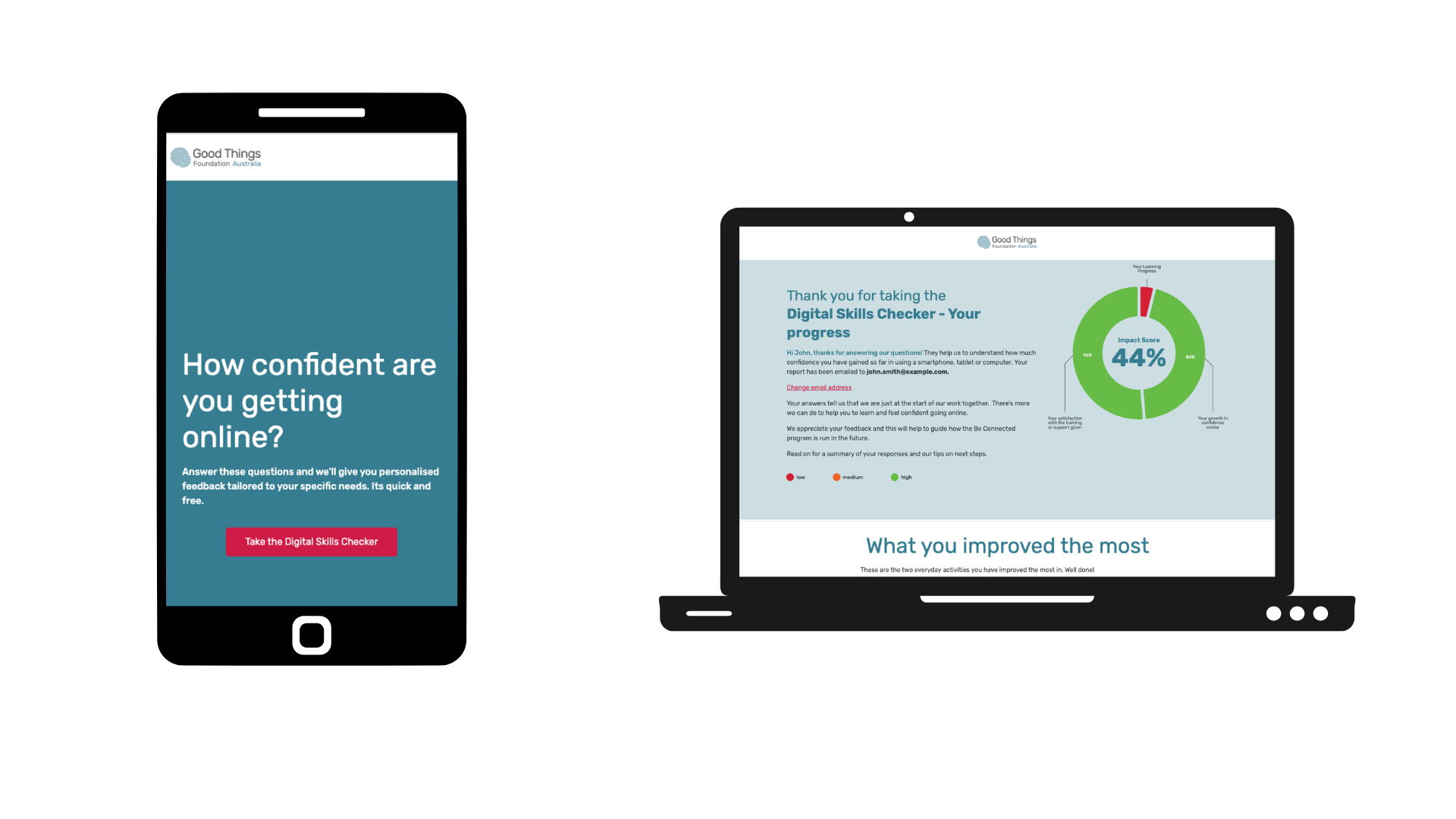 Digital Skills Checker - Your progress