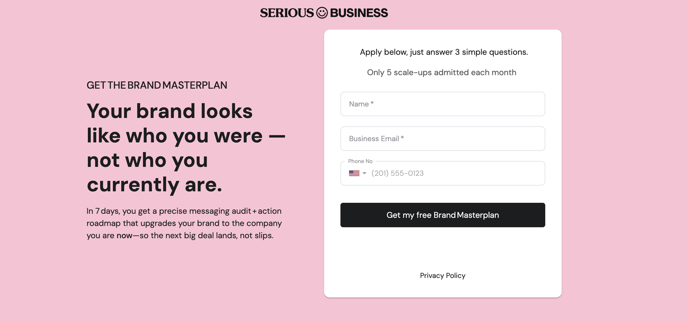 Brand Masterplan for Scale‑ups