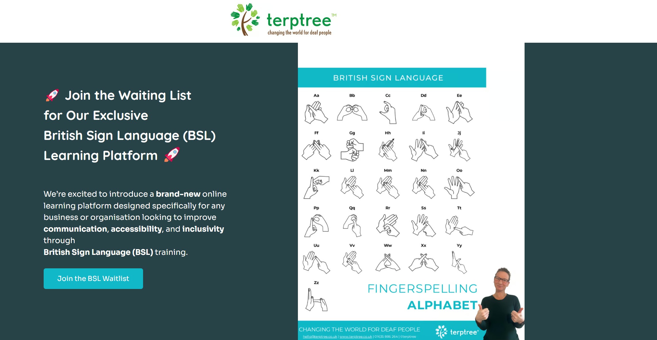 terptree BSL Online Learning Platform