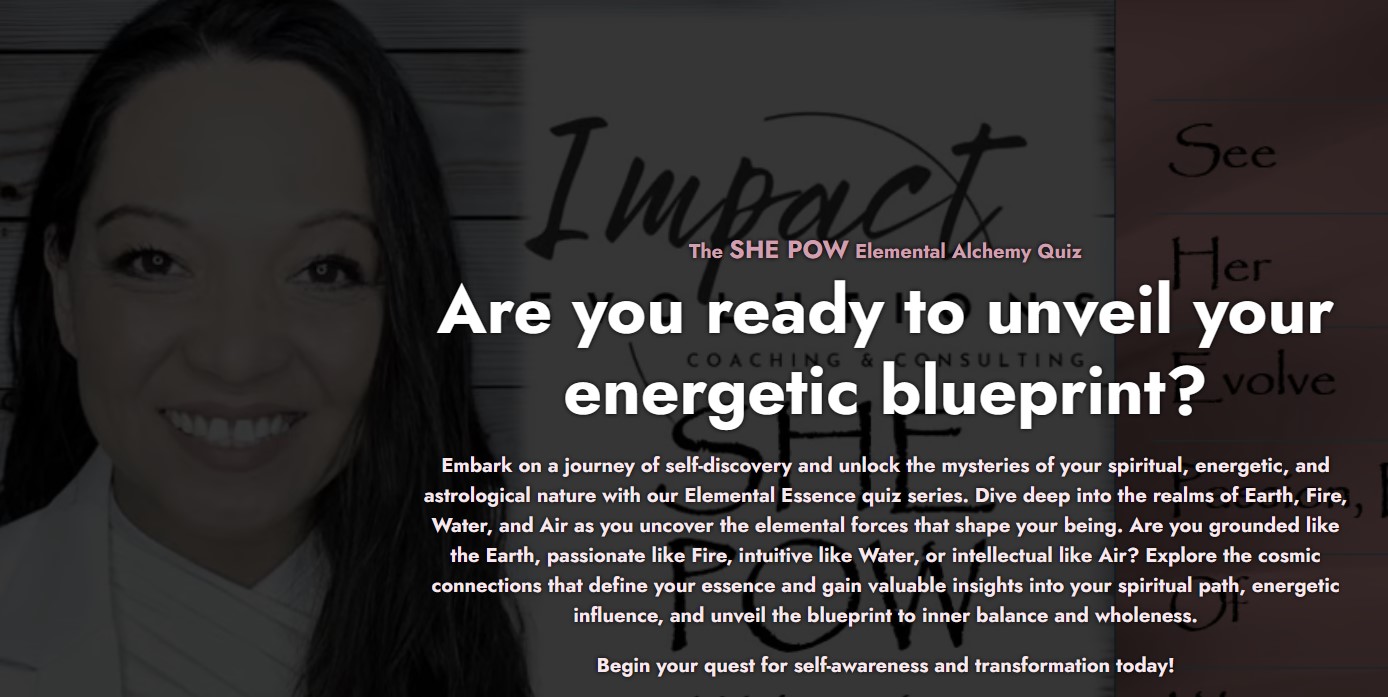 SHE POW Element Energy Quiz