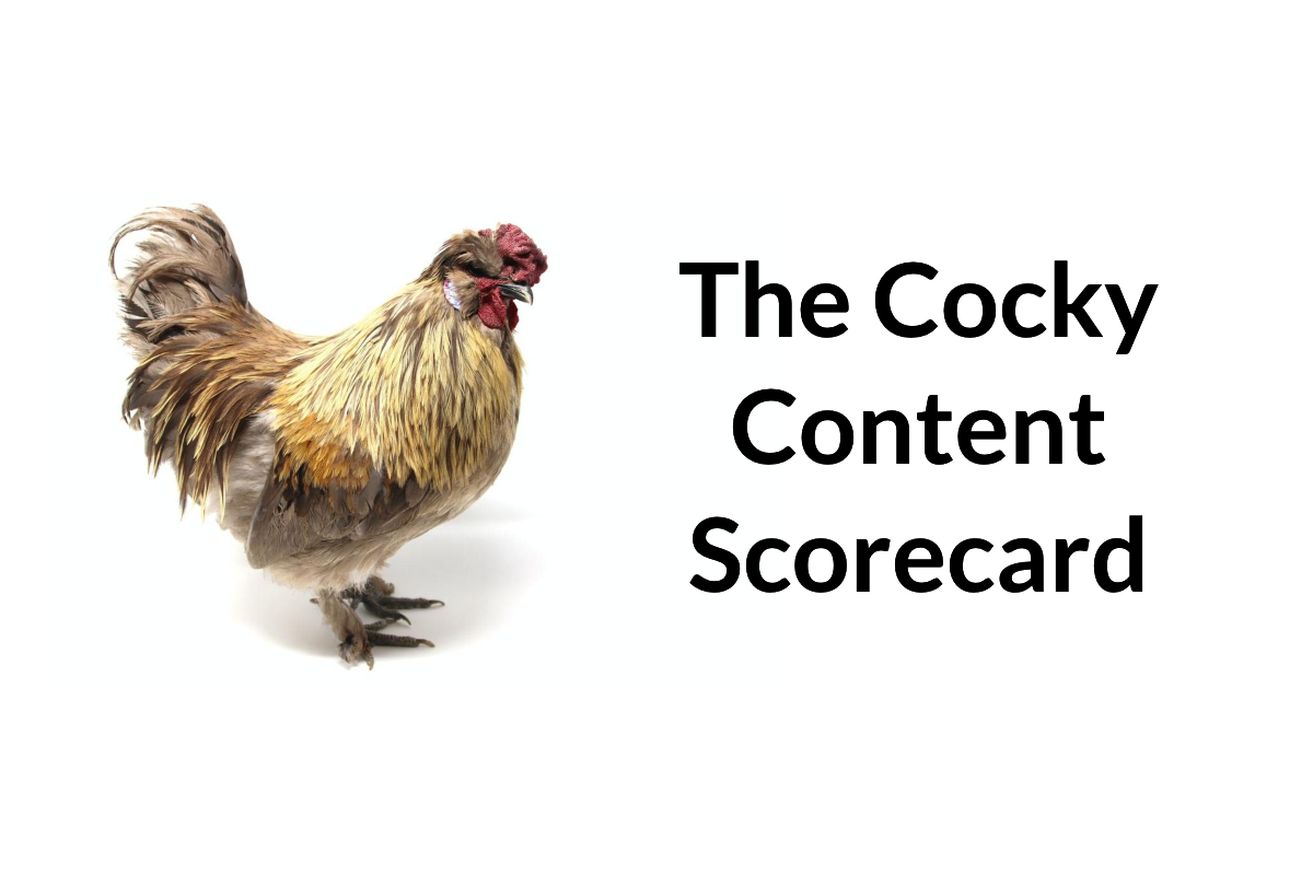 The Cocky Content Scorecard