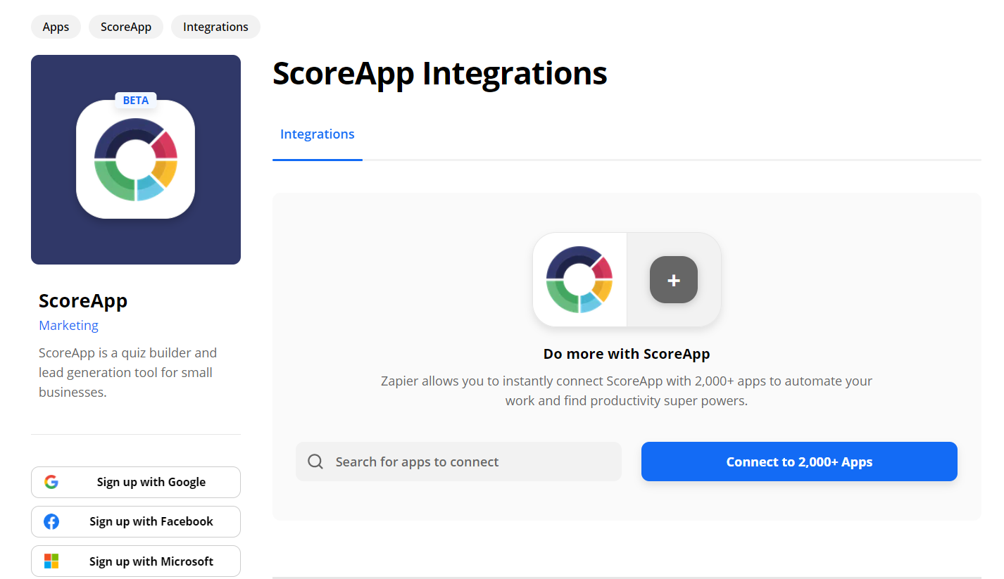 Product Updates October '20 - ScoreApp