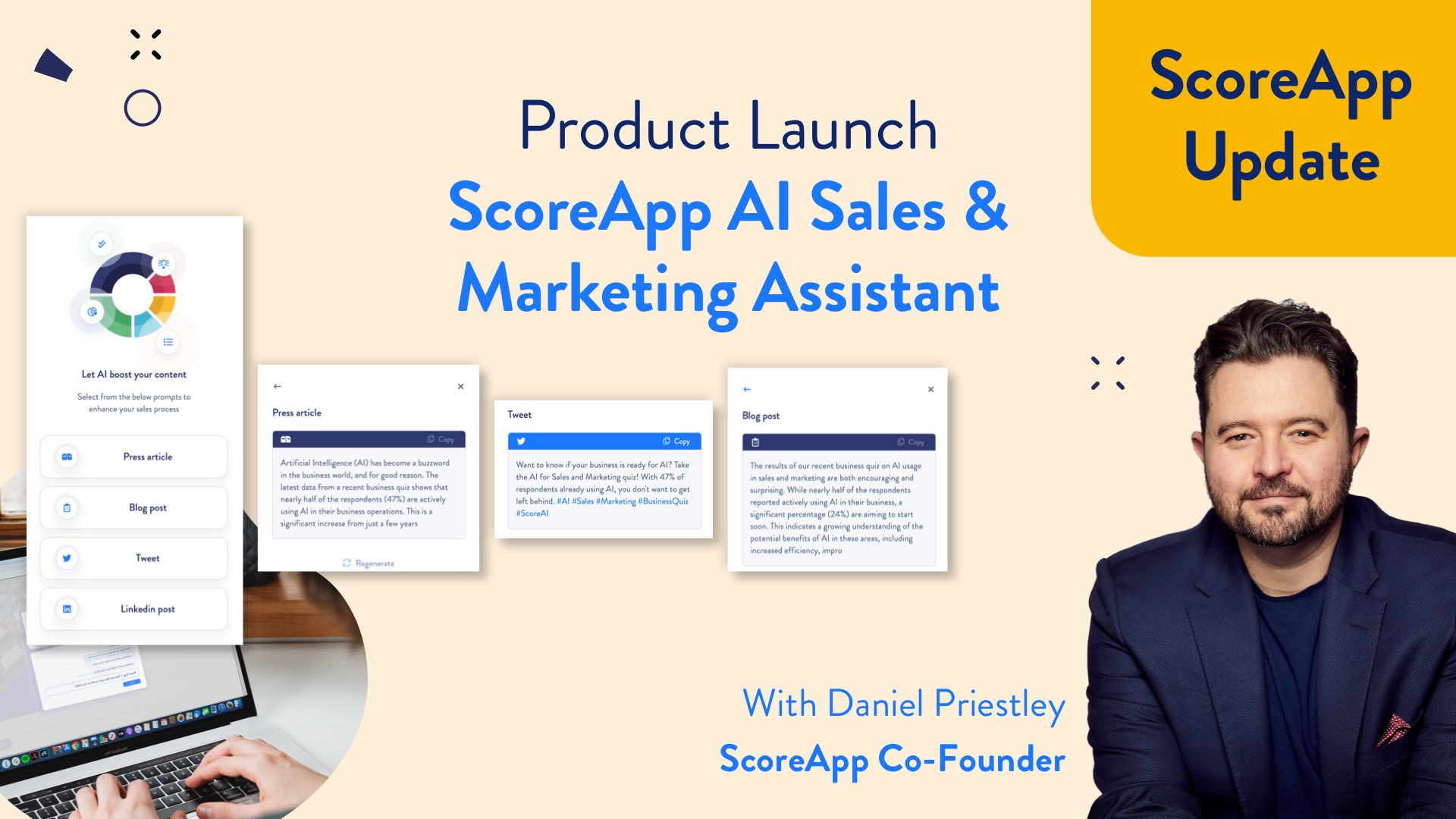 AI Sales and Marketing Assistant Launch - ScoreApp